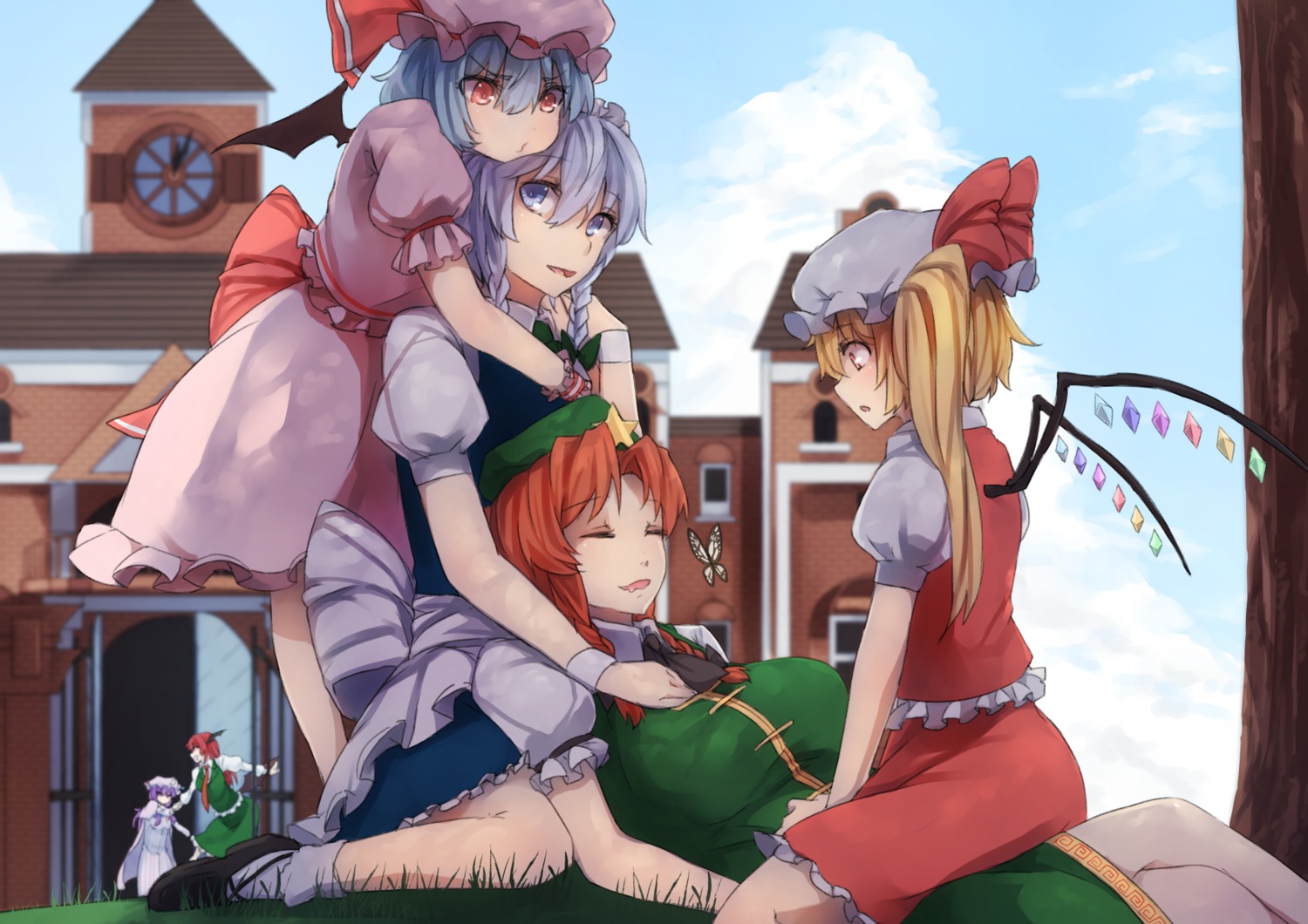 genyaky touhou flandre scarlet hong meiling izayoi sakuya koakuma patchouli knowledge remilia ...